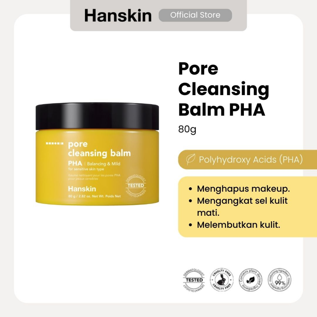 Jual Hanskin Pore Cleansing Balm PHA 80 gr | Shopee Indonesia