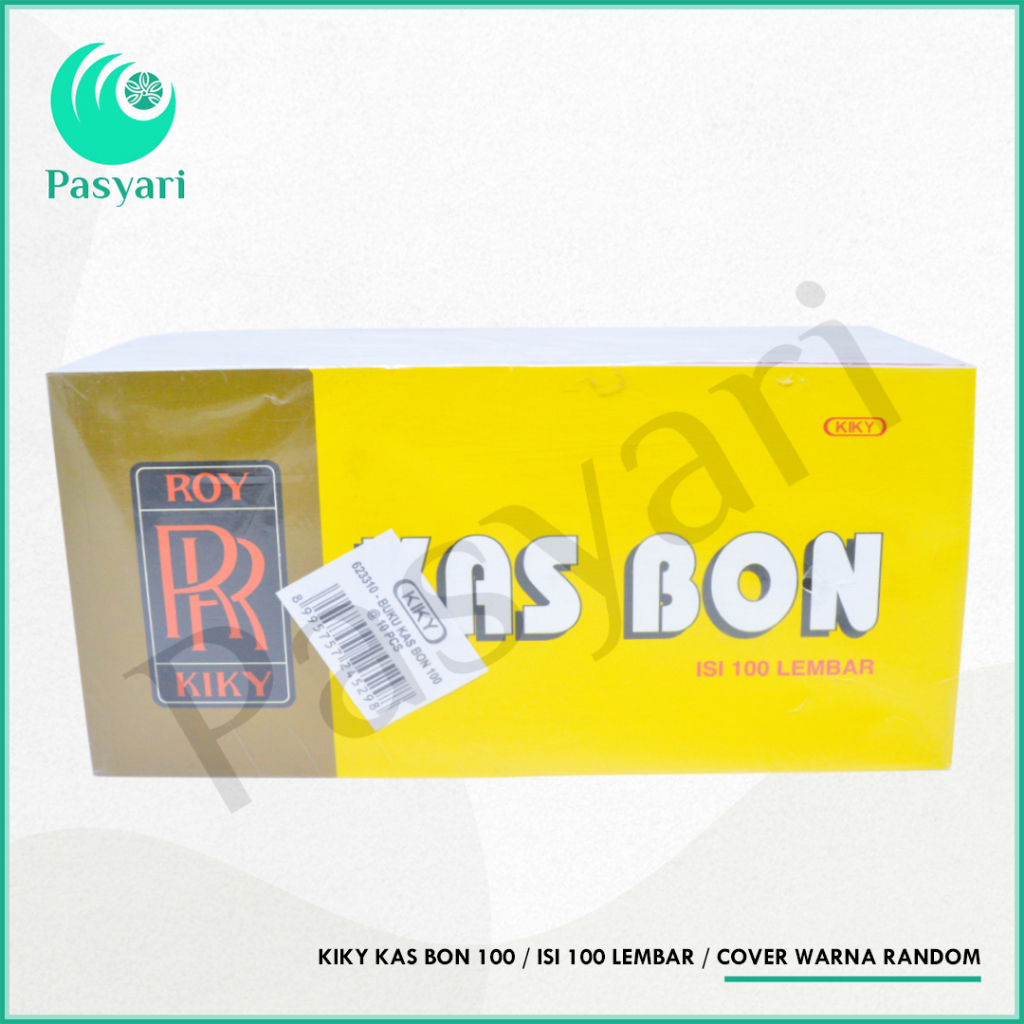 Jual KIKY KAS BON 100 / Isi 100 lembar / Cover warna random | Shopee ...