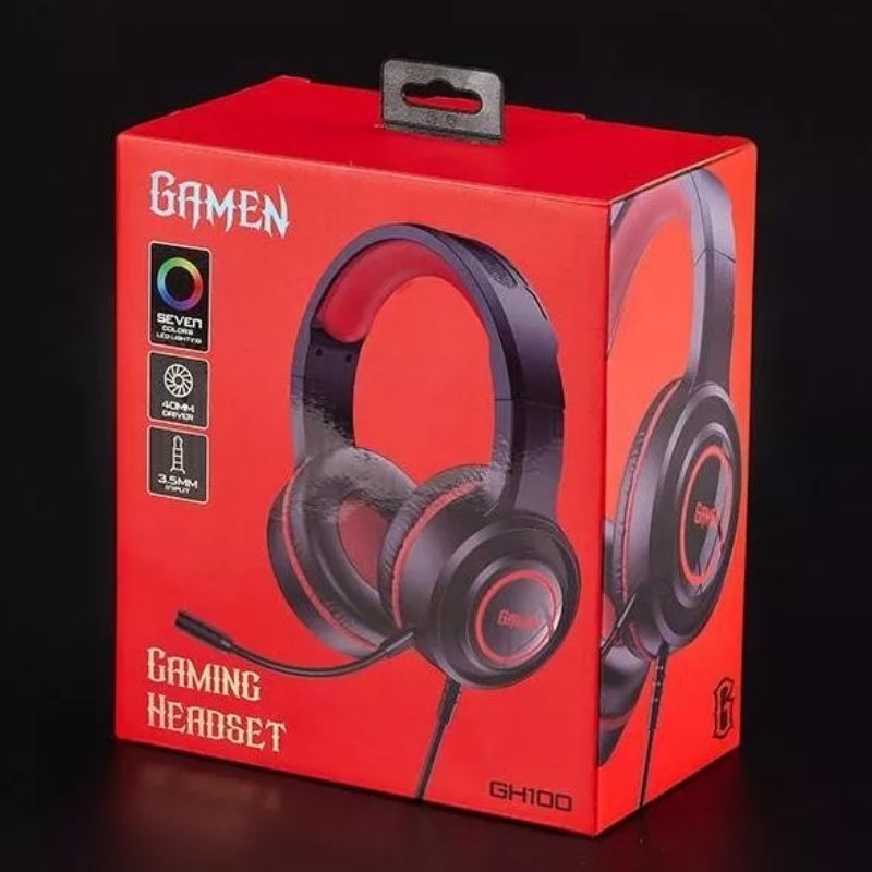 Jual HF BANDO GAMEN GH100 HEADSET GAMING WITH MICROPHONE | Shopee Indonesia