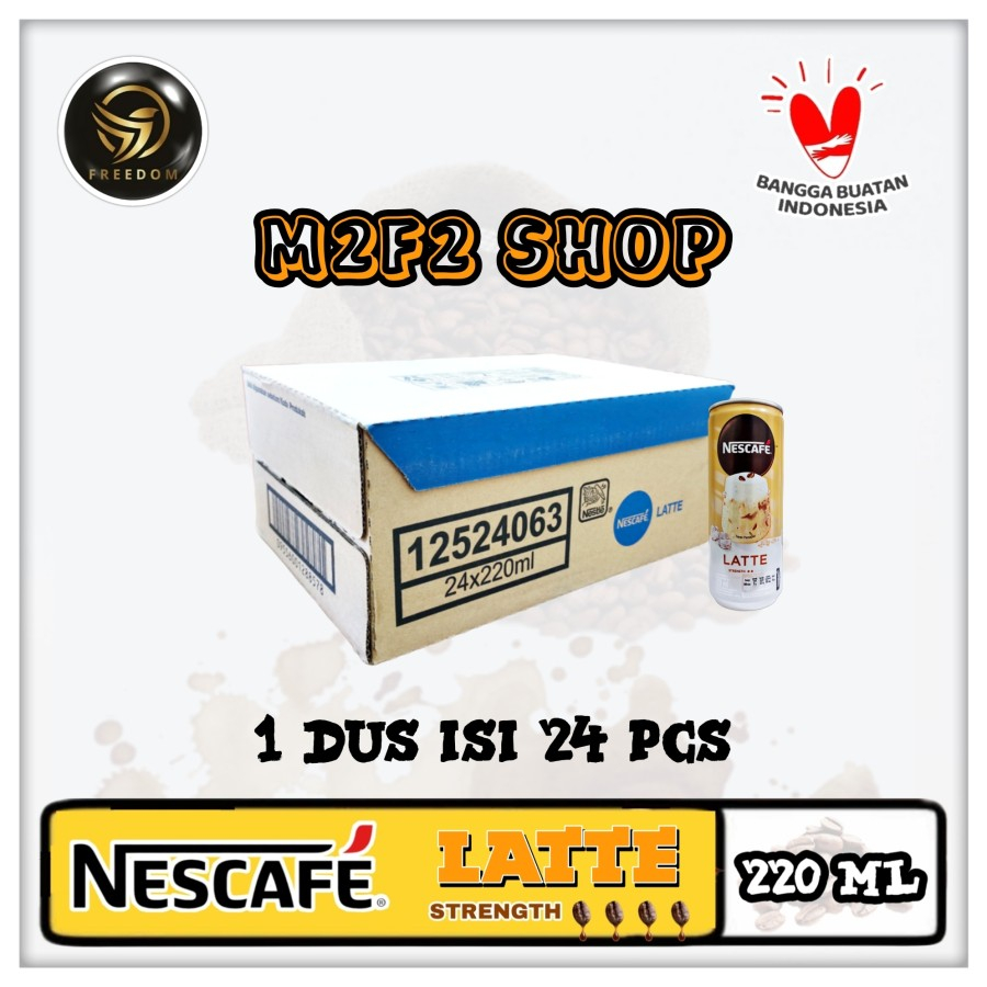 Jual Kopi Nescafe Ala Cafe Latte Kaleng | Can - 220 ml (Kemasan Karton ...