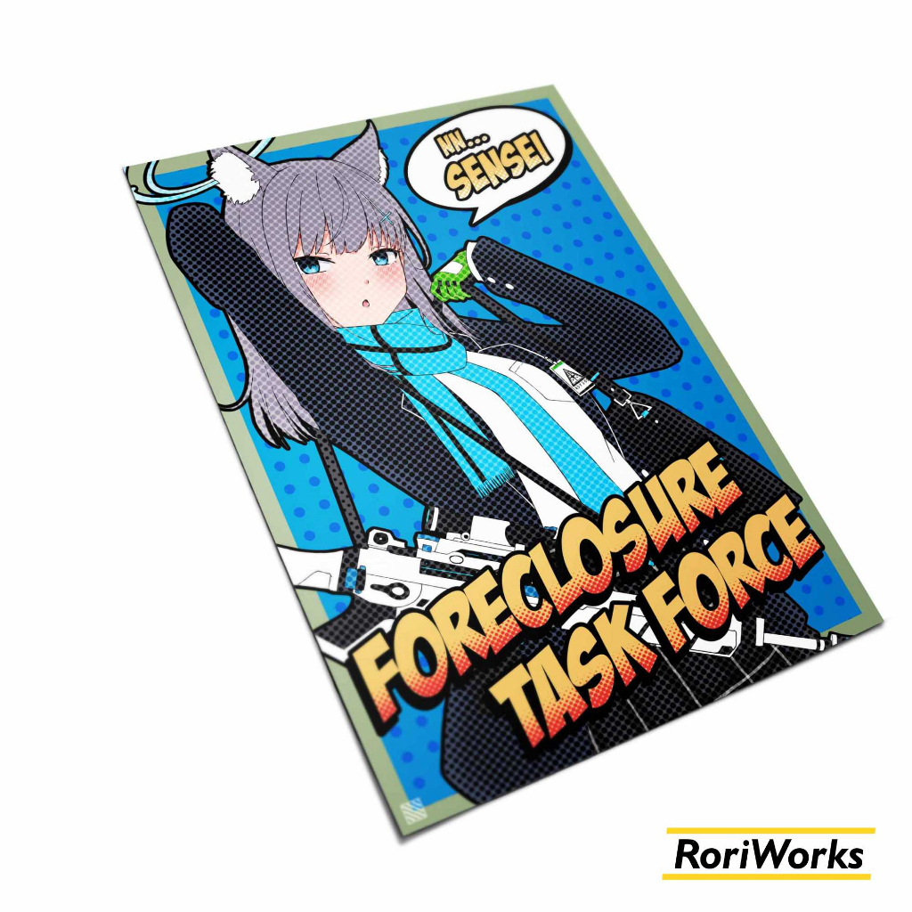 Jual Poster Anime - Shiroko | Blue Archive | Retro Pop Art | Shopee ...