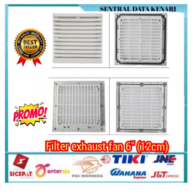 Jual filter exhaust fan panel 6"inch UK 15x15 Cm | Shopee Indonesia