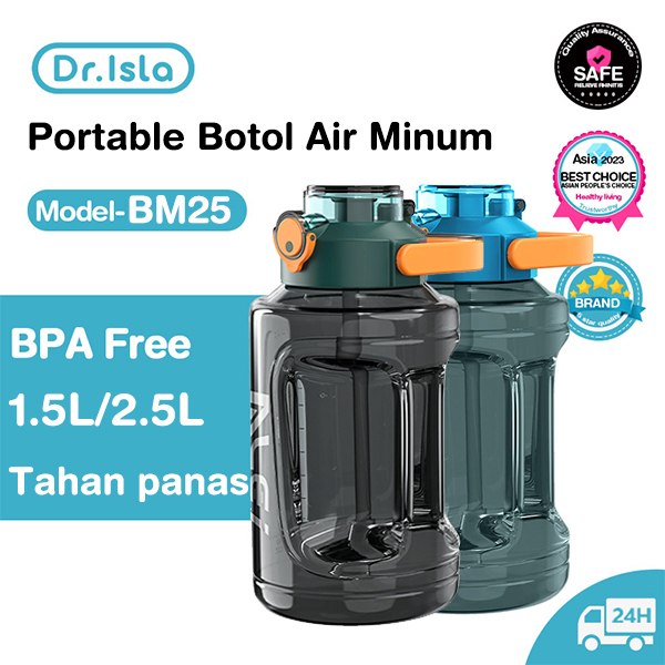 Jual Dr.isla Botol Air Minum2.5L/1.5L Botol Minum Liter Jumbo Besar ...