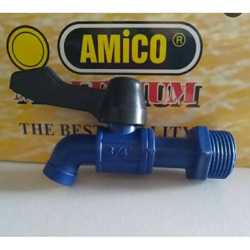 Jual kran air pvc Amico uk 1/2 dan 3/4 original | Shopee Indonesia