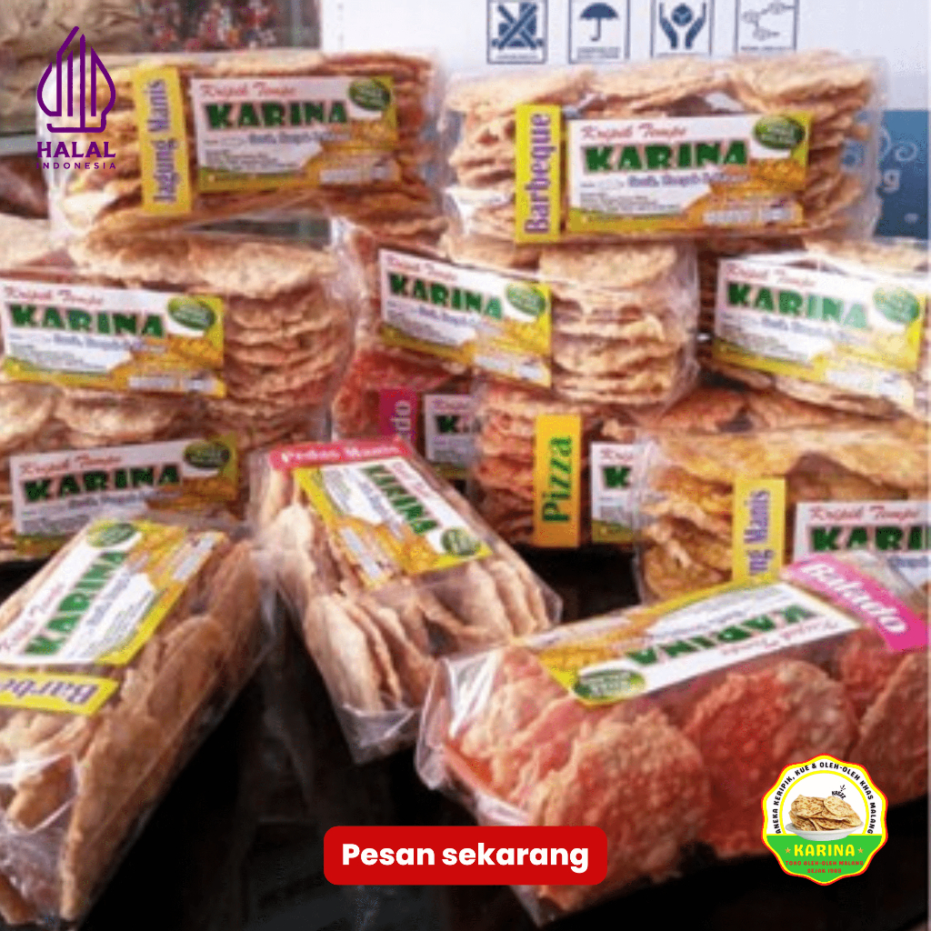 Jual KERIPIK TEMPE Khas MALANG | KERIPIK TEMPE KARINA | ANEKA RASA DAN ...