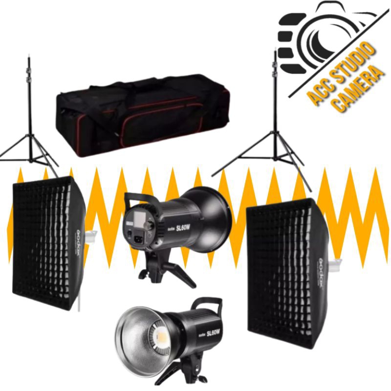 Jual Paket Lampu Studio GODOX SL-60W | Shopee Indonesia