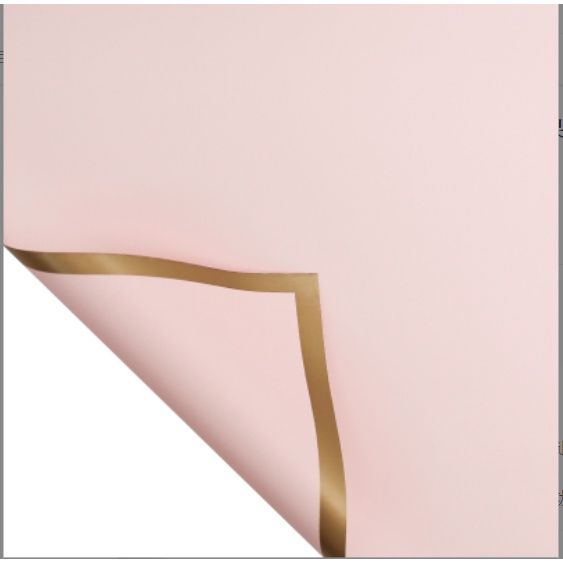 Jual Kertas Buket Bunga List Gold Line Emas Flower Wrapping Cellophane ...