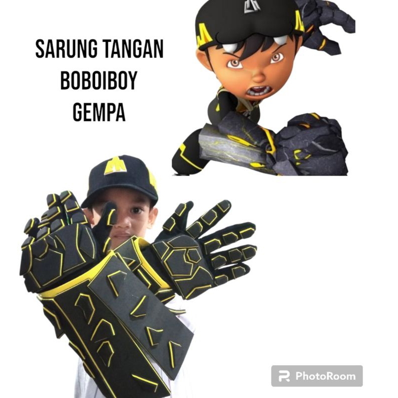 Jual Sarung Tangan boboiboy Gempa, Tanah murah | Shopee Indonesia