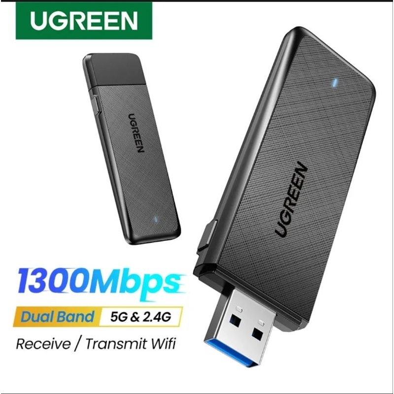 Jual Ugreen 50340 20204 90339 Usb Wifi Adapter 5G / 2.4G Network Card ...