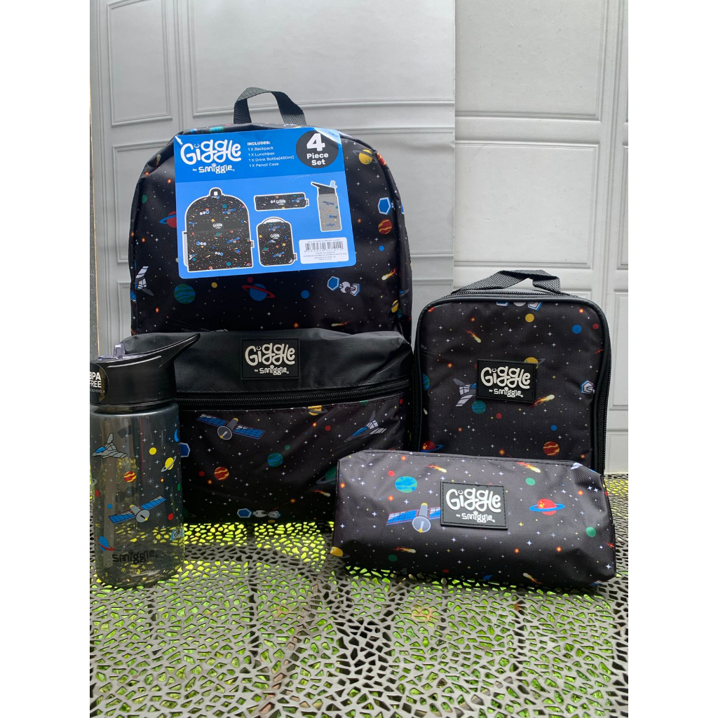 Jual SMIGGLE SET BACKPACK GIGGLE ROCKET BLACK - SET TAS RANSEL SMIGGLE ...