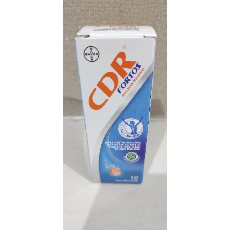 Jual CDR Fortos Suplemen Kalsium 10 Tablet | Shopee Indonesia