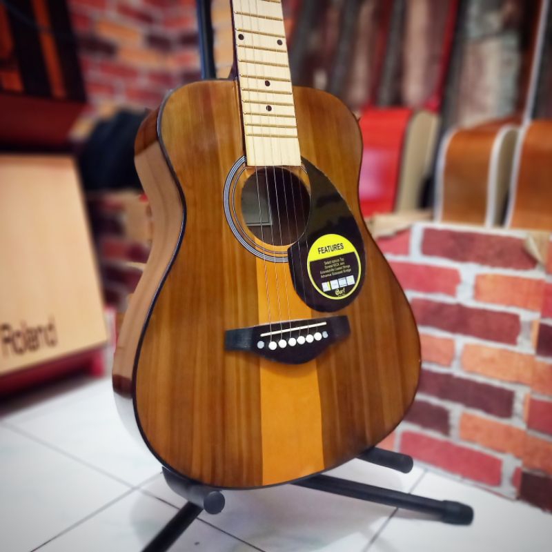 Jual Gitar Akustik Junior 3/4 Model Cort (Bonus Pik & Kunci L) | Shopee ...