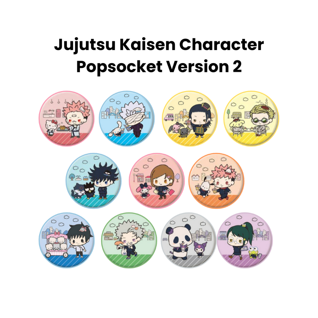 Jual Popsocket Anime Jujutsu Kaisen Edition Ponsel Griptok Ver.2 SANRIO ...