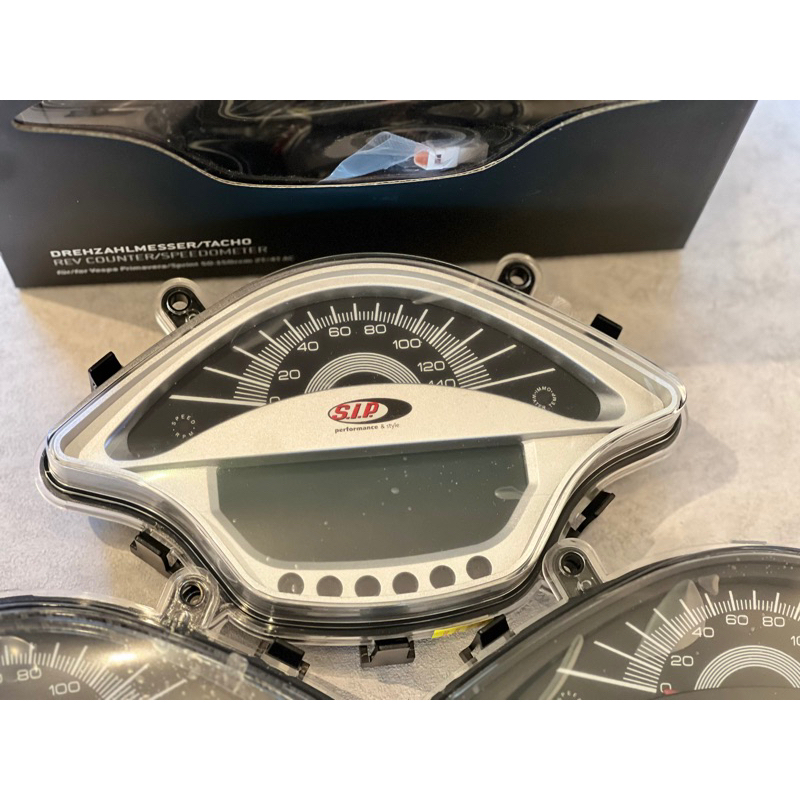 Jual Speedometer SIP Black vespa Sprint Vespa Primavera Speedo SIP ...