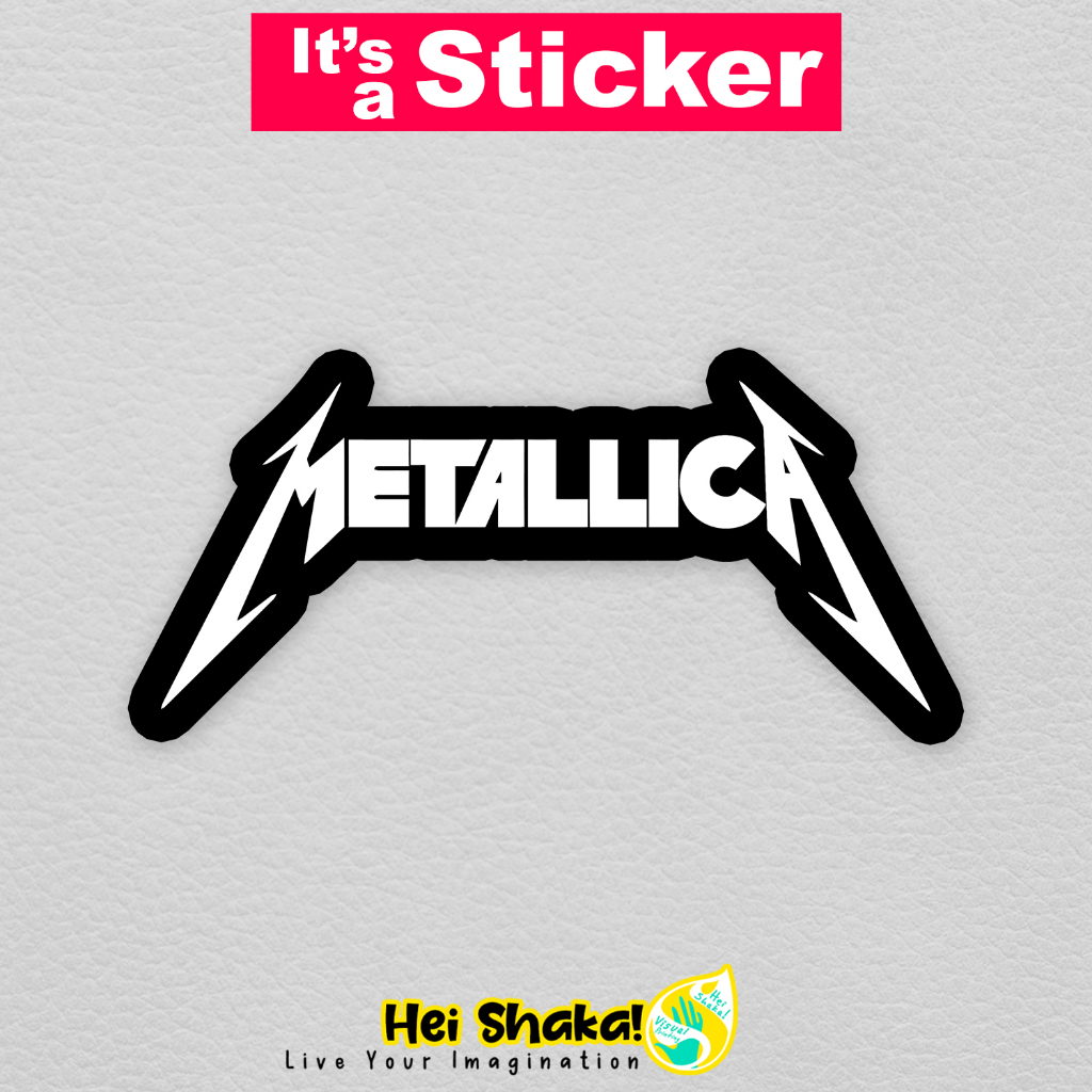 Jual Stiker METALLICA Sticker Musik Band Vinyl Anti Air | Shopee Indonesia