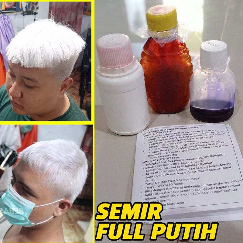 Jual Racikan Semir Rmbut panjang full putih | Shopee Indonesia