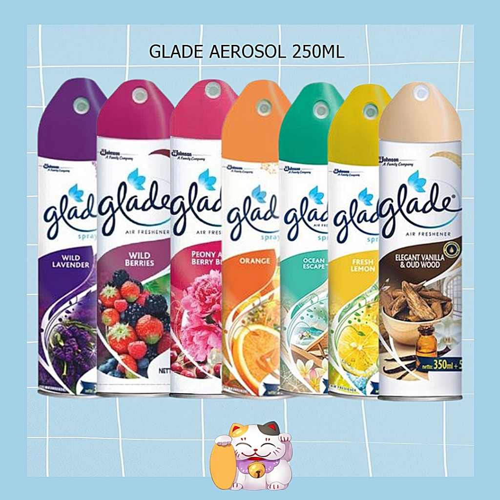 Jual Glade Air Freshener Spray Aerosol 250ml / Glade Pengharum Ruangan ...