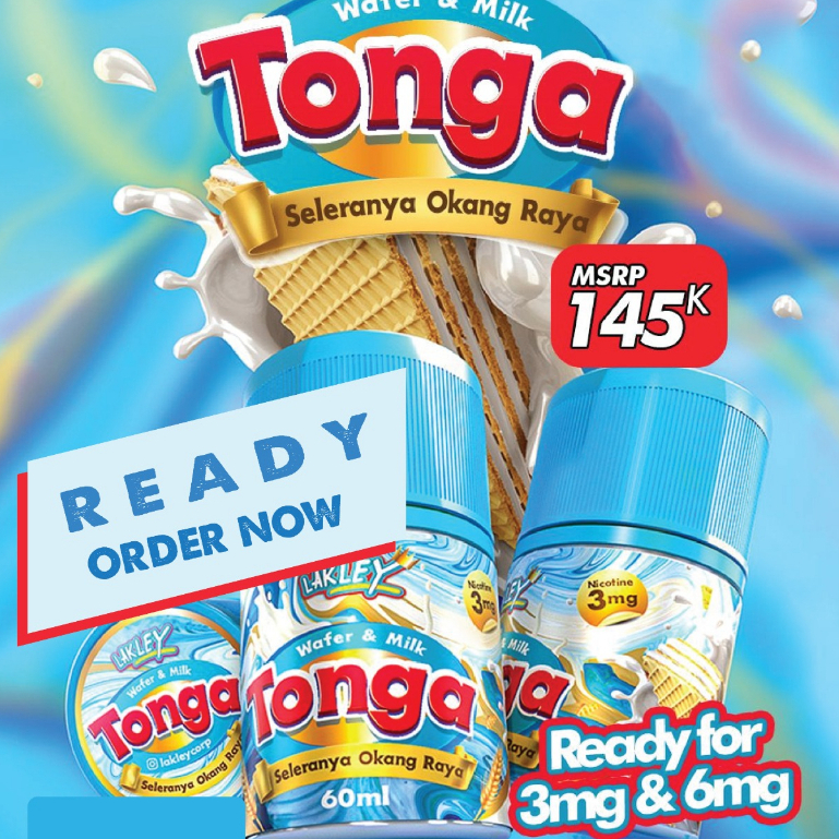 Jual [FREEBASE 60ML] LAKLEY TONGA WAFER MILK BY LAKLEY CORP | Shopee ...
