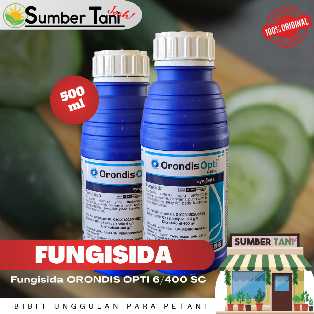 Jual FUNGISIDA ORONDIS OPTI 6/400 EC Syngenta ISI 500 ml | Shopee Indonesia