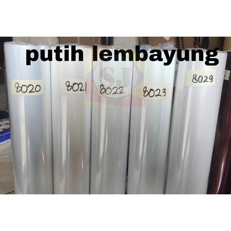 Jual Sticker Stiker Skotlet Lebar 152cm Panjang 1 meter DECOFIX Putih ...