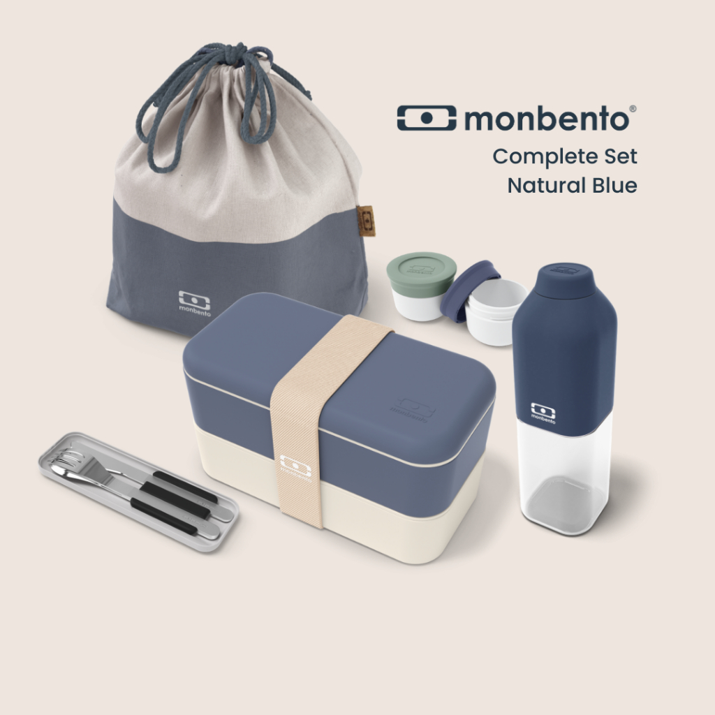 Jual Monbento Complete Set - Natural Blue | Shopee Indonesia