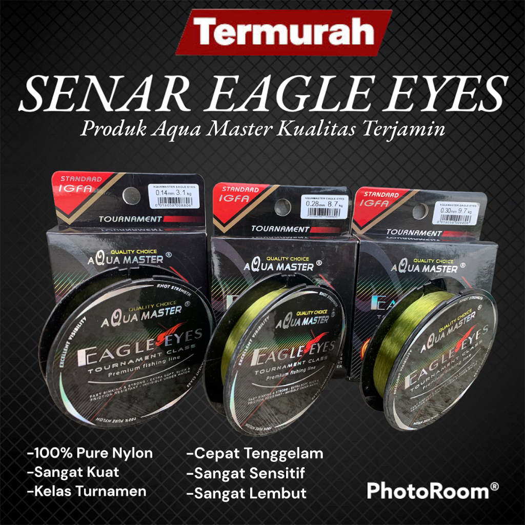 Jual Senar Pancing Aqua Master Eagle Eyes Panjang 150 M | Shopee Indonesia