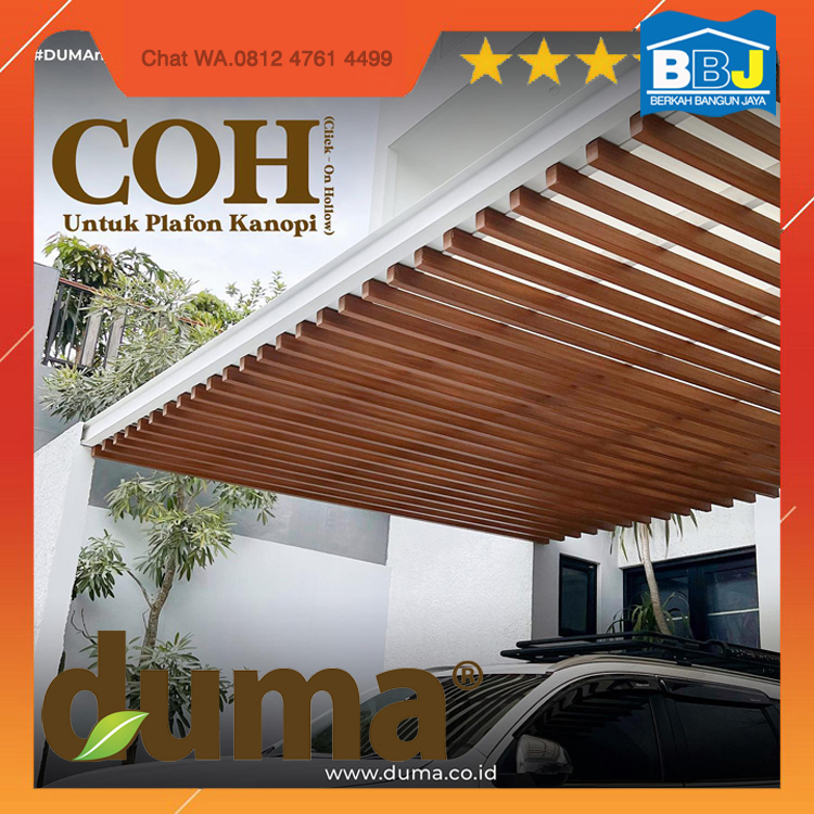 Jual KISI KISI WPC - WPC DUMA - DUMA COH 50mm | Shopee Indonesia