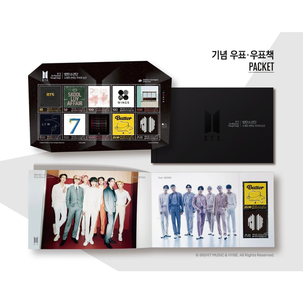 Jual [READY STOCK INA] BTS 10th Commemorative Stamp. Stampel BTS Edisi ...