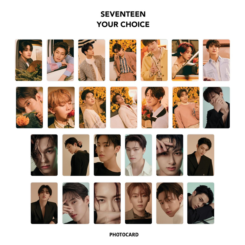 Jual PHOTOCARD SEVENTEEN YOUR CHOICE - ISI 26 PCS | Shopee Indonesia