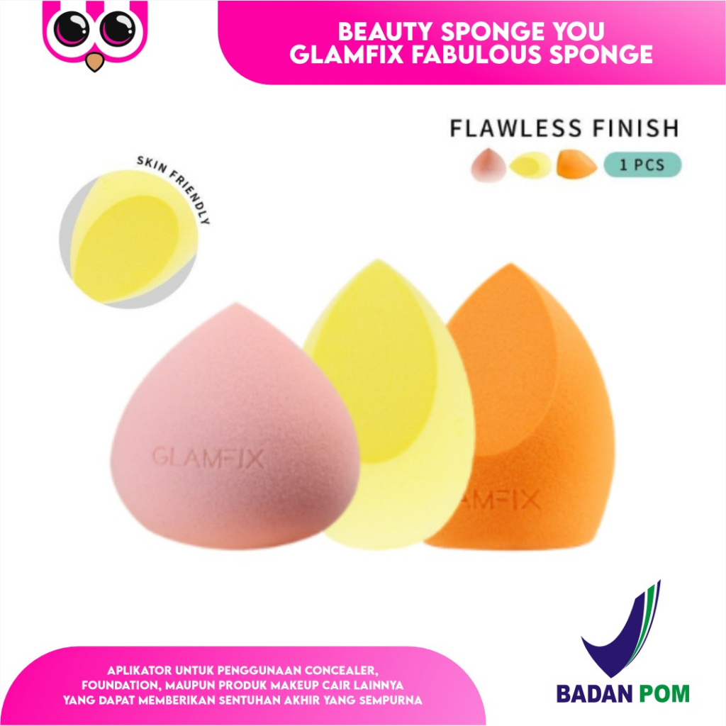 Jual BEAUTY SPONGE YOU GLAMFIX FABULOUS SPONGE / PUFF SPONS MAKE UP ...