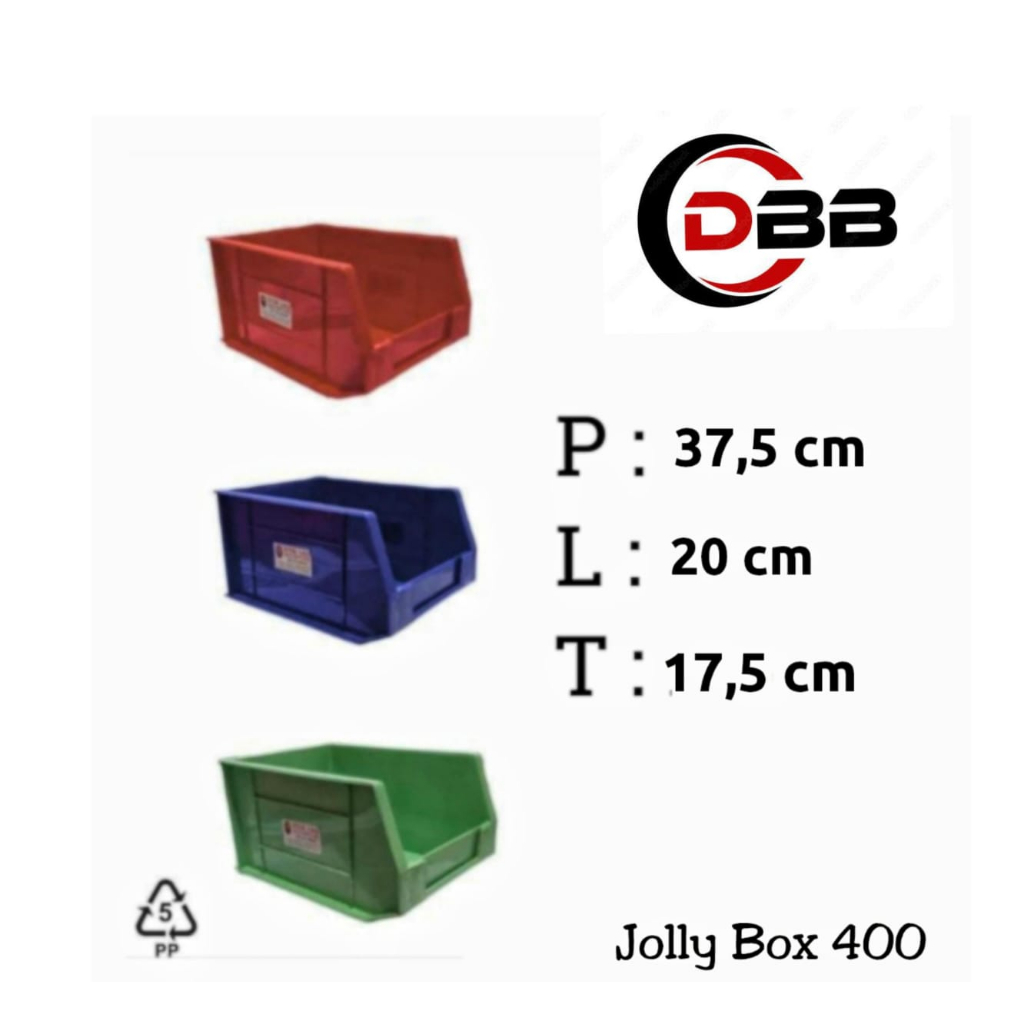 Jual jolly box ukuran Y400-BOX SPAREPART-BOX PERKAKAS/RUMAH (SATUAN ...