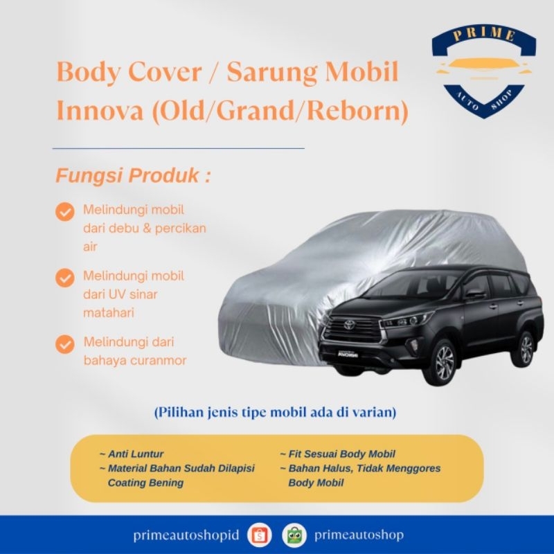 Jual Body Cover Kijang Innova / Grand innova / Innova Reborn | Shopee ...