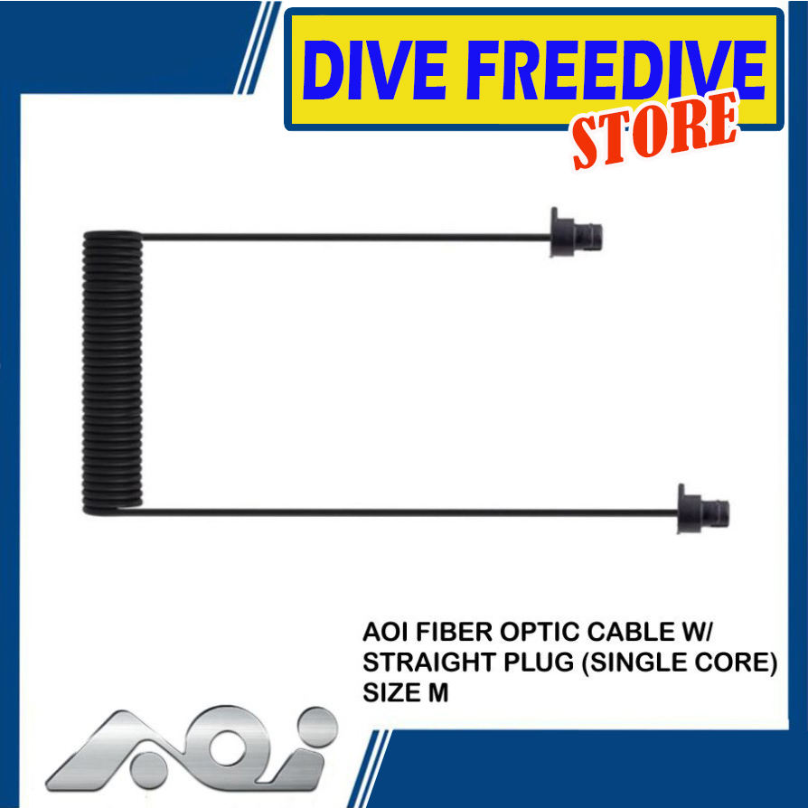 Jual FOC-PS1-CM Fiber Optic AOI Optical Cable With Straight Plug Single ...