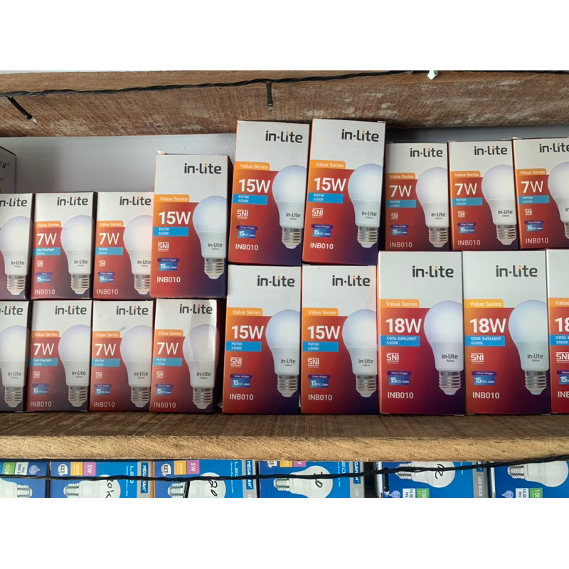 Jual LAMPU LED IN-LITE inlite 7W 15W 18W 40W | Shopee Indonesia