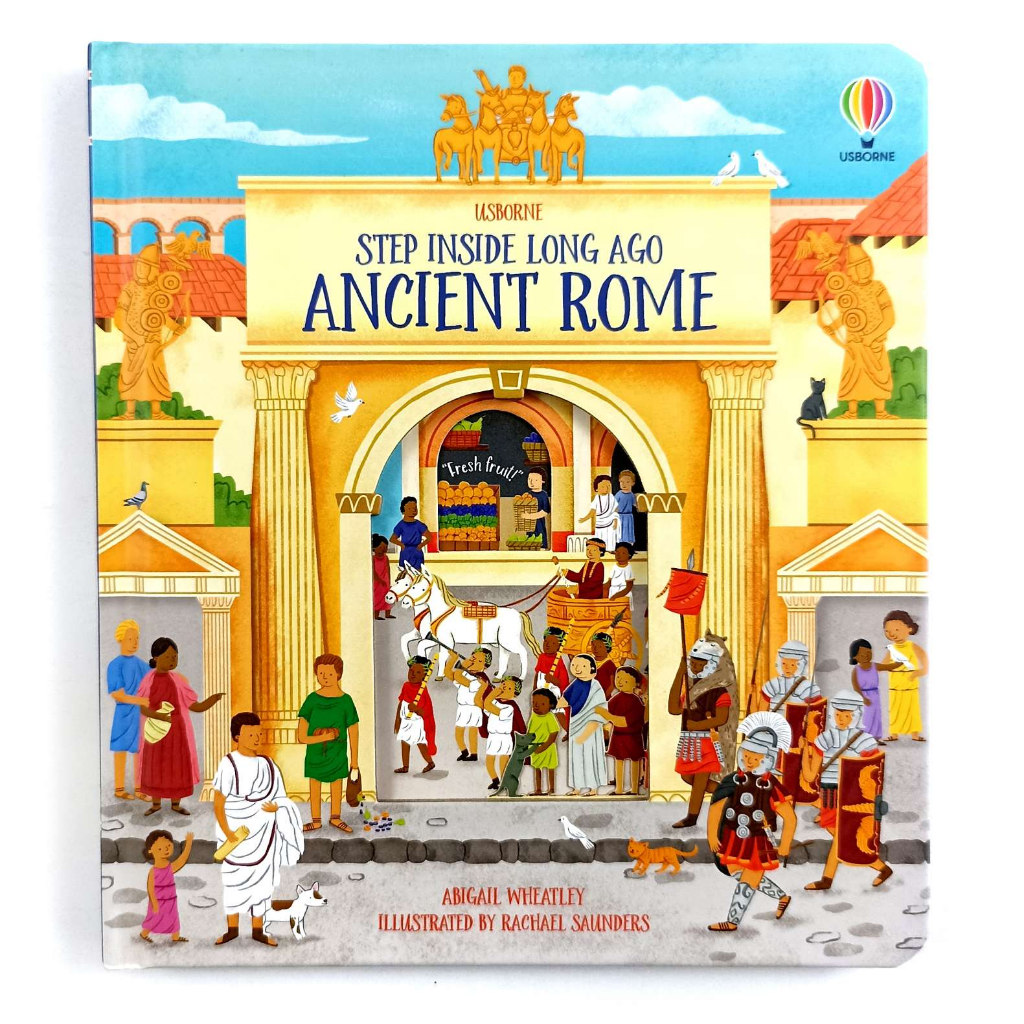 Jual ORIGINAL Usborne Step Inside Long Ago Ancient Rome - Leon Books ...