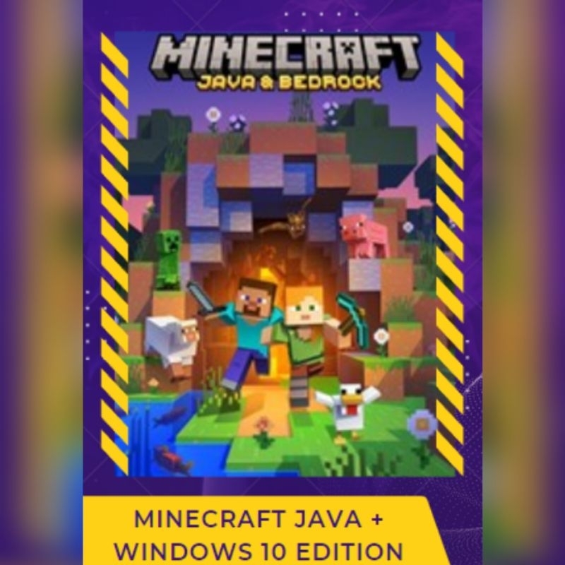 Jual Minecraft Java Bedrock For Windows Edition PC Original | Shopee ...