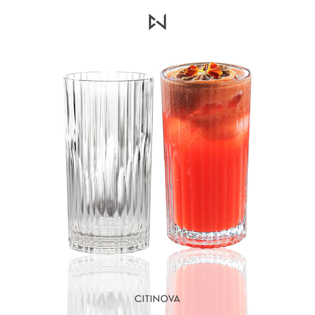 Jual Gelas Kaca Citinova / Glass Cup Dilly 410 ml x 6 pcs | Shopee ...