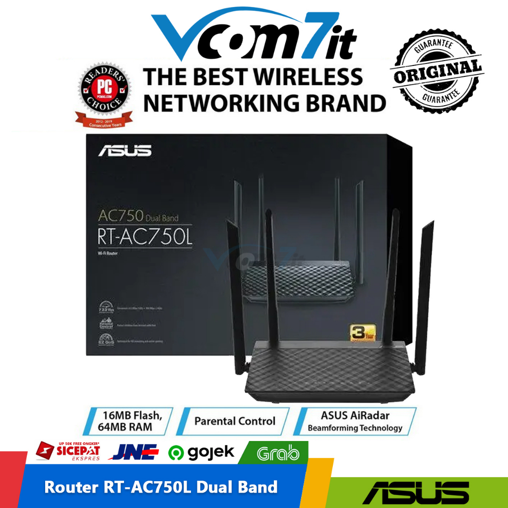 Jual Asus RT-AC750L Dual Band AC750 Wireless Router AC 750 | Shopee ...