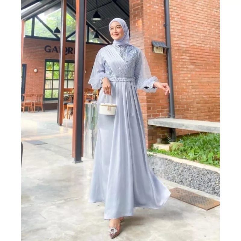 Jual TERMURAH !!! GAMIS SYAR'I MODERN TERBARU DRESS ADEVA GAMIS KEREN ...