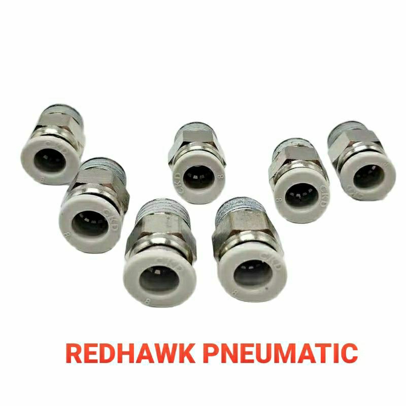 Jual FITTING STRAIGHT MALE CKD GWS-8 CKD GWS 8-8 1/4" x 8 MM | Shopee ...