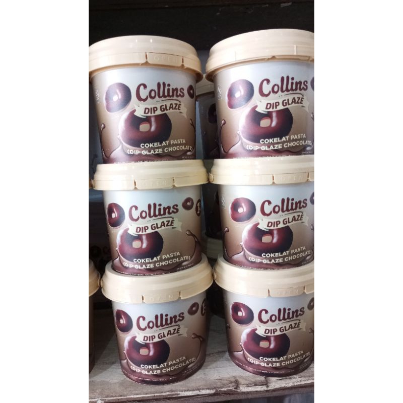 Jual Glaze Coklat / Selai Donat Collins 1 kg | Shopee Indonesia