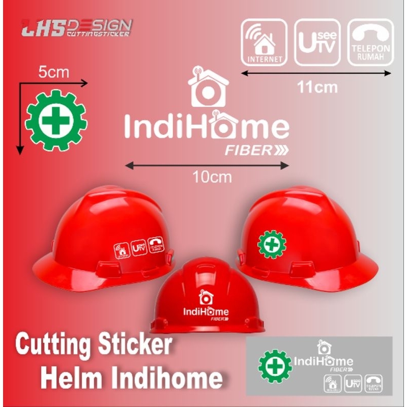 Jual Cutting Stiker Safety Helmet Indihome | Shopee Indonesia