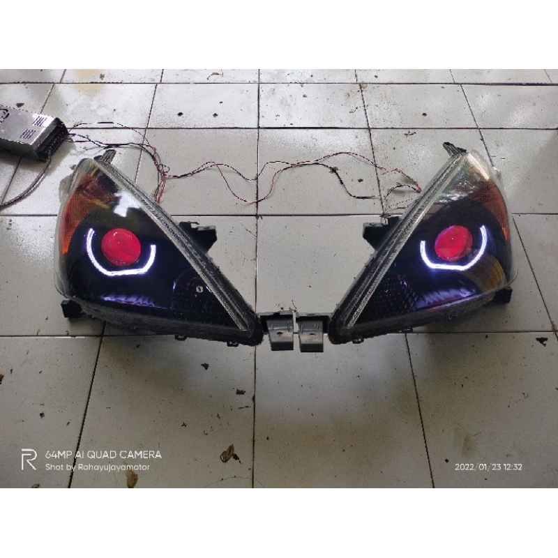 Jual lampu depan Innova lama custom biled AES TURBO GEN2 | Shopee Indonesia