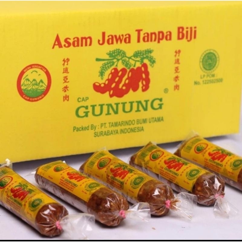 Jual asam jawa tanpa biji cap gunung asam jawa gunung cap gunung tanpa ...