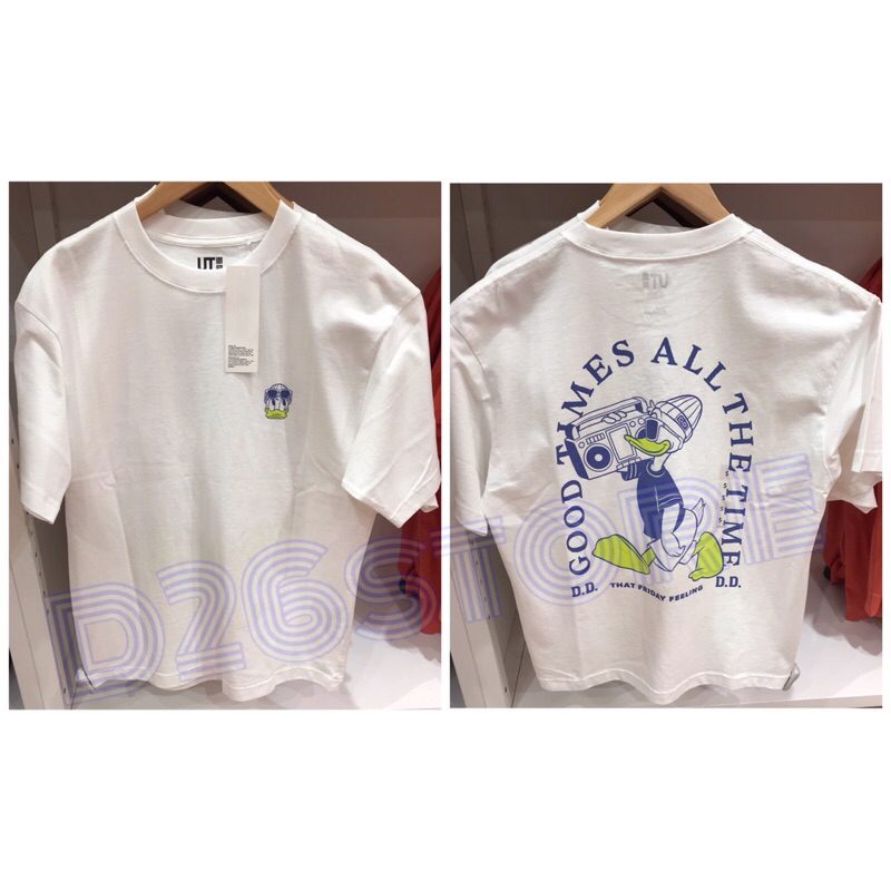 Jual Kaos UNIQLO X DISNEY GOOD VIBES Donald Duck That Friday Feeling ...