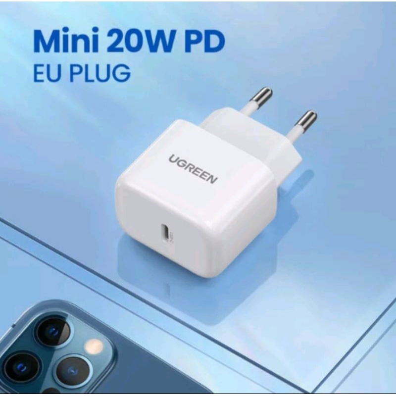 Jual Kepala charger merk UGreen model terbaru 20 watt | Shopee Indonesia