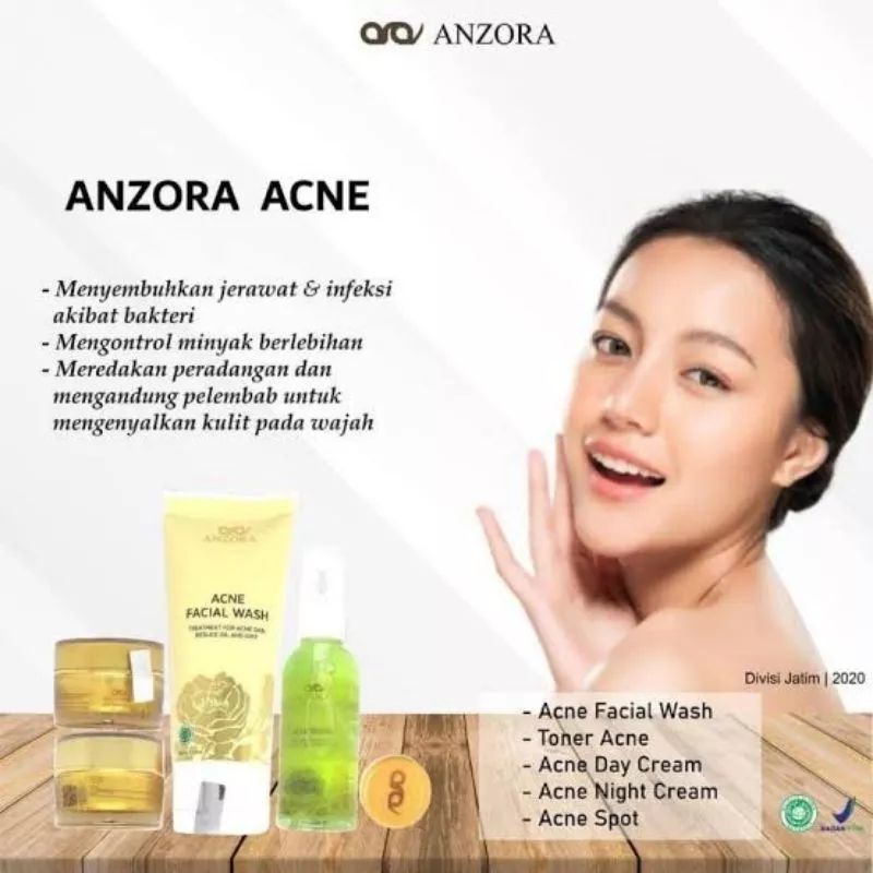 Jual SKINCARE ANZORA ACNE SERIES | Shopee Indonesia