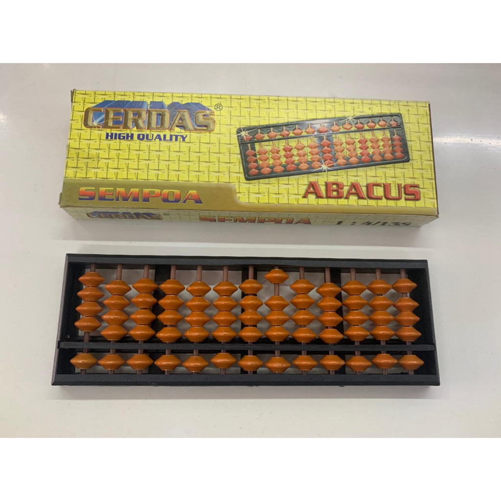 Jual SEMPOA ABACUS / CERDAS Sempoa / Abacus 13 Tiang | Shopee Indonesia