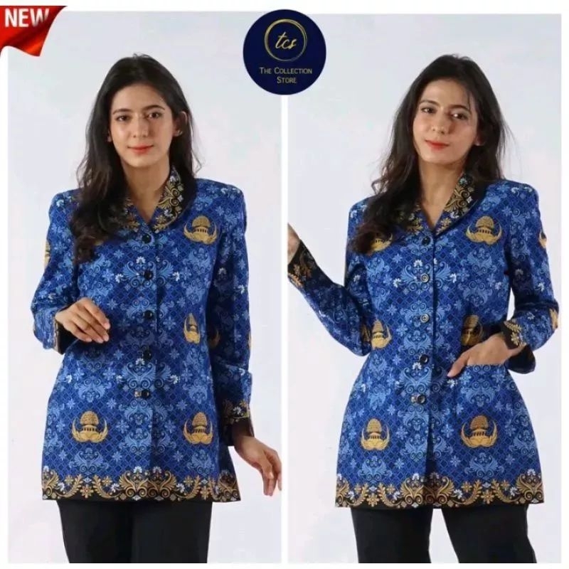 Jual READY ‼️ PREMIUM Baju Seragam Batik Korpri Wanita Pria Lapis ...