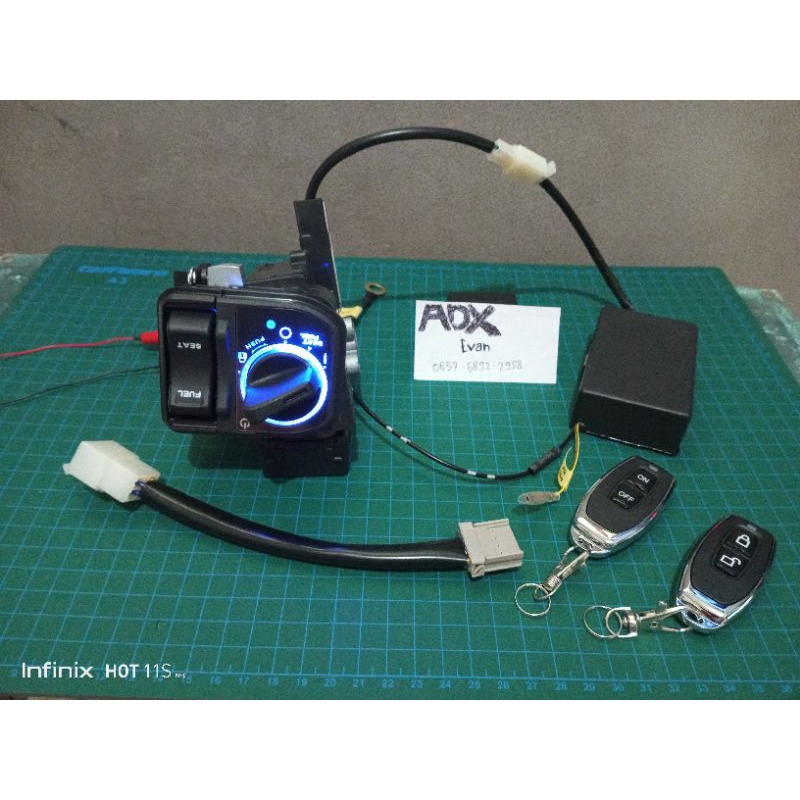 Jual kunci Keyless Remot Smartkey Mode On/Off PNP Vario Bohlam 125 KZR ...